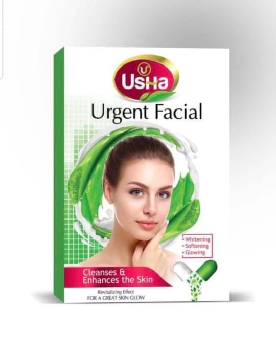 Usha Urgent Facial Sachet – Cosmario